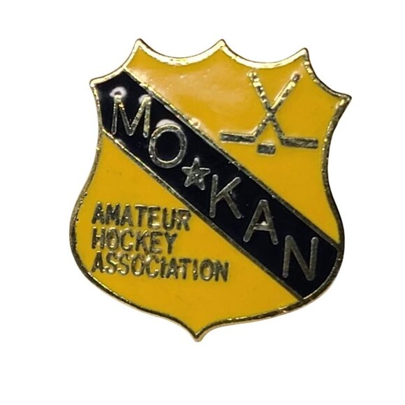 Other | Vintage Hockey Pin Mo Kan Amateur Hockey Association Kansas ...